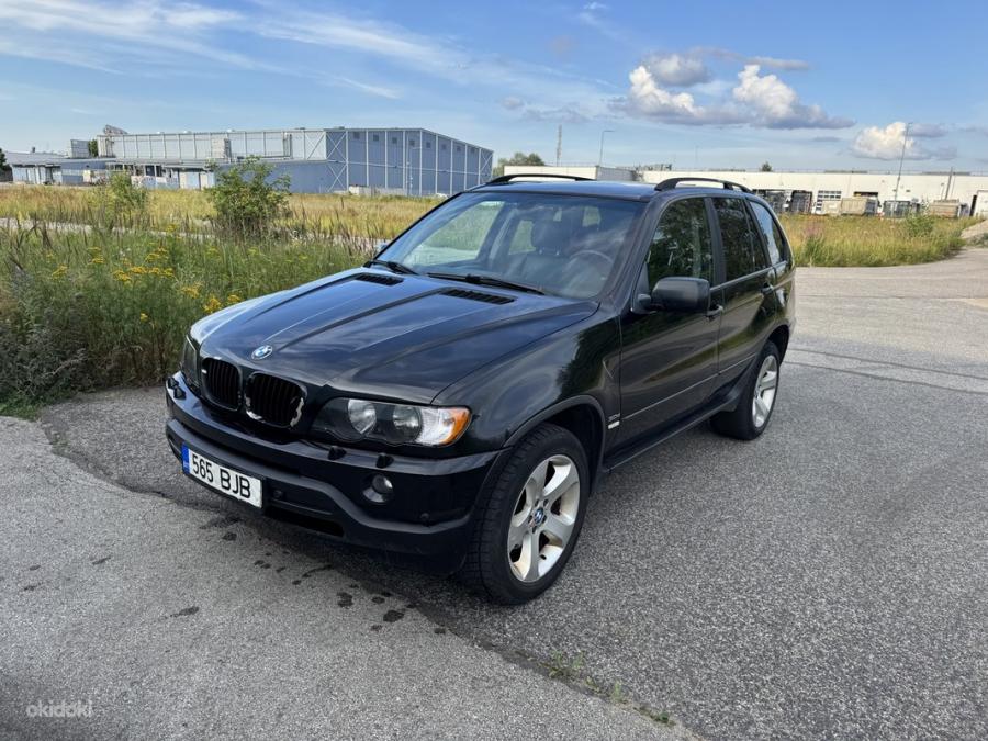 Black BMW X5 2003 in Tallinn, with an engine capacity of 3.00 L and mileage of 0 thousand km for 4150 €, photo 11 on AUTOMOTO.COM.LV