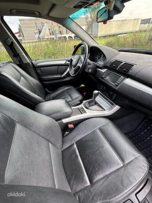 Black BMW X5 2003 in Tallinn, with an engine capacity of 3.00 L and mileage of 0 thousand km for 4150 €, photo 17 on AUTOMOTO.COM.LV