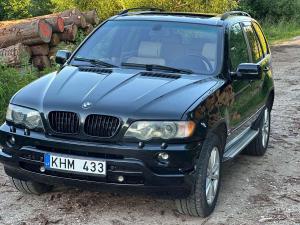 Melns BMW X5 2003 Kauņa, ar dzinēja tilpumu 2.93 L un nobraukumu 339 tūkst. km par 4000 €, foto 5 vietnē AUTOMOTO.COM.LV