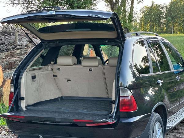 Black BMW X5 2003 in Kaunas, with an engine capacity of 2.93 L and mileage of 339 thousand km for 4000 €, photo 7 on AUTOMOTO.COM.LV