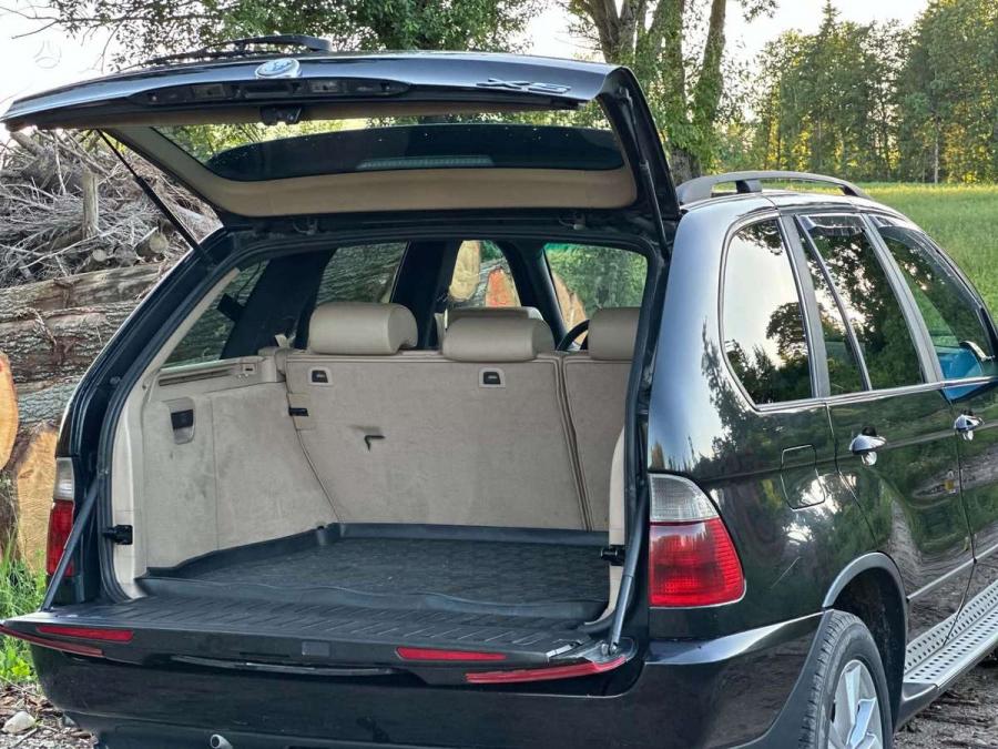 Melns BMW X5 2003 Kauņa, ar dzinēja tilpumu 2.93 L un nobraukumu 339 tūkst. km par 4000 €, foto 8 vietnē AUTOMOTO.COM.LV
