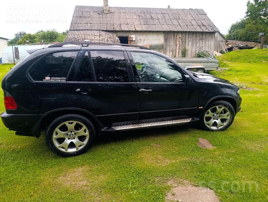 Melns BMW X5 2003 Bauska, ar dzinēja tilpumu 3.00 L un nobraukumu 480 tūkst. km par 4000 €, foto 5 vietnē AUTOMOTO.COM.LV