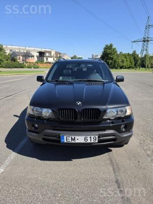 Black BMW X5 2003 in Riga, with an engine capacity of 3.00 L and mileage of 227 thousand km for 4000 €, photo  on AUTOMOTO.COM.LV