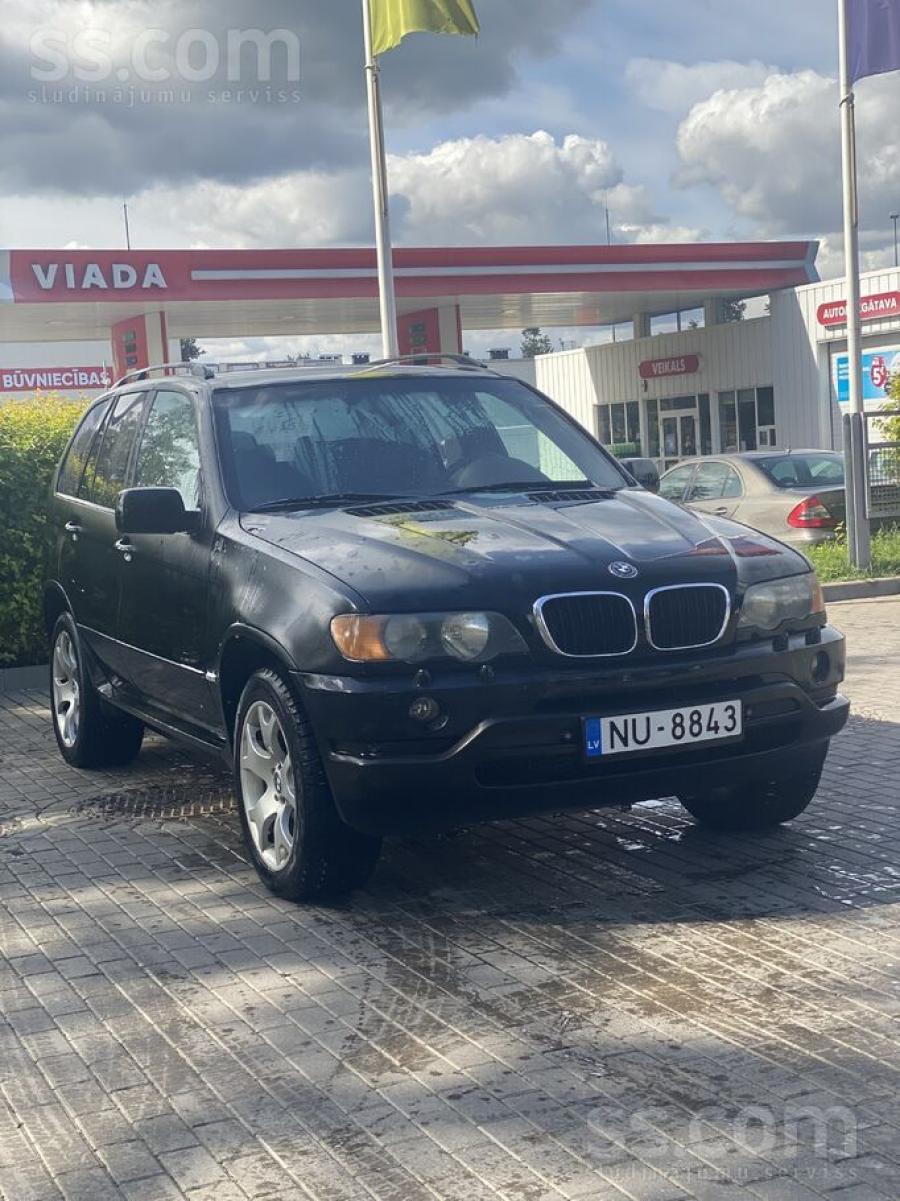 Черный БМВ Х5 2003 в Елгава, объемом двигателя 3.00 л и пробегом 275 тыс. км за 3450 €, фото 3 на AUTOMOTO.COM.LV