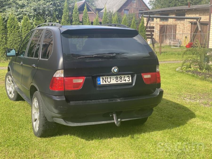 Черный БМВ Х5 2003 в Елгава, объемом двигателя 3.00 л и пробегом 275 тыс. км за 3450 €, фото 5 на AUTOMOTO.COM.LV