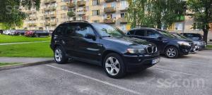 Black BMW X5 2003 in Riga, with an engine capacity of 3.00 L and mileage of 39 thousand km for 2800 €, photo  on AUTOMOTO.COM.LV