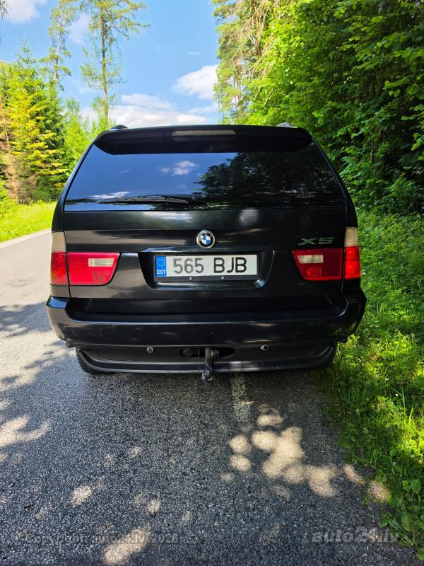 Black BMW X5 2003 in Tartu, with an engine capacity of 2.90 L and mileage of 410 thousand km for 4199 €, photo 5 on AUTOMOTO.COM.LV