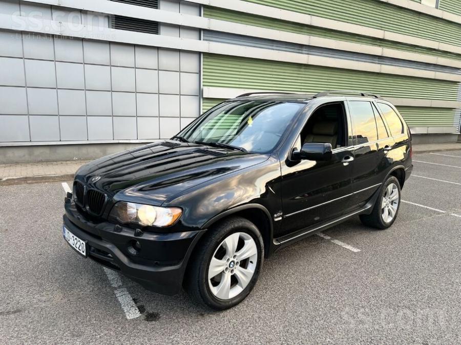 Black BMW X5 2003 in Riga, with an engine capacity of 3.00 L and mileage of 380 thousand km for 2900 €, photo 3 on AUTOMOTO.COM.LV