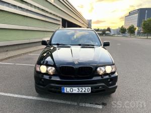 Black BMW X5 2003 in Riga, with an engine capacity of 3.00 L and mileage of 380 thousand km for 2900 €, photo 4 on AUTOMOTO.COM.LV