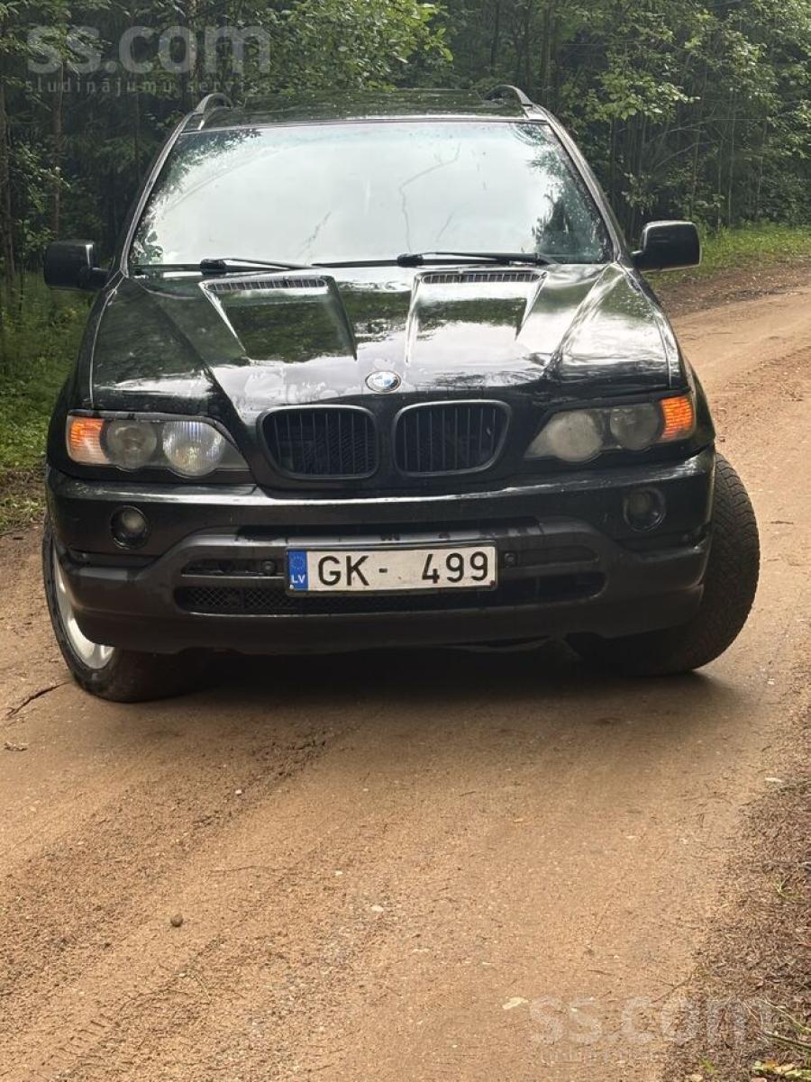 Melns BMW X5 2003 Rēzekne, ar dzinēja tilpumu 3.00 L un nobraukumu 404 tūkst. km par 2100 €, foto 1 vietnē AUTOMOTO.COM.LV