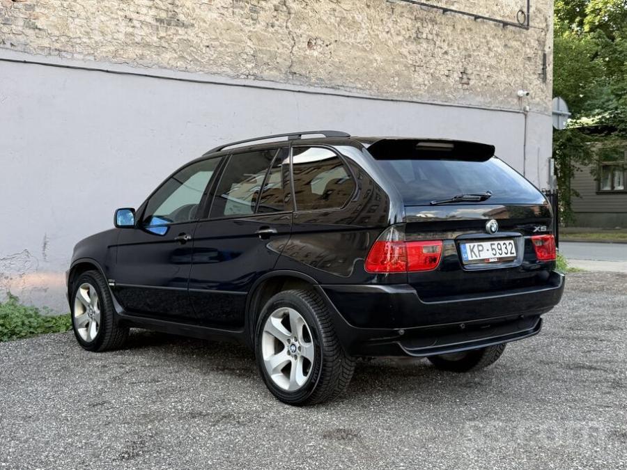 Black BMW X5 2003 in Riga, with an engine capacity of 3.00 L and mileage of 395 thousand km for 3450 €, photo 6 on AUTOMOTO.COM.LV