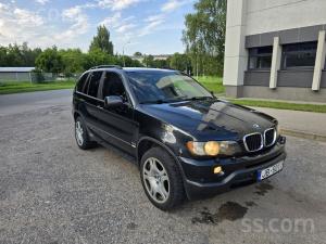 Black BMW X5 2003 in Daugavpils, with an engine capacity of 3.00 L and mileage of 395 thousand km for 2650 €, photo 6 on AUTOMOTO.COM.LV