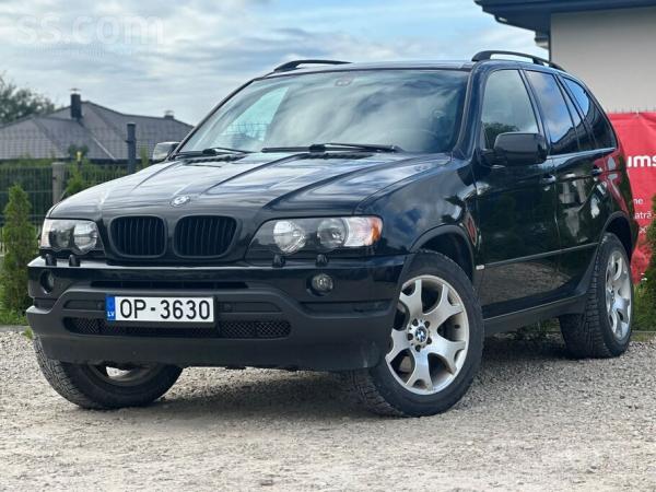 Melns BMW X5 2003 Jelgava, ar dzinēja tilpumu 3.00 L un nobraukumu 0 tūkst. km par 2750 €, foto 1 vietnē AUTOMOTO.COM.LV