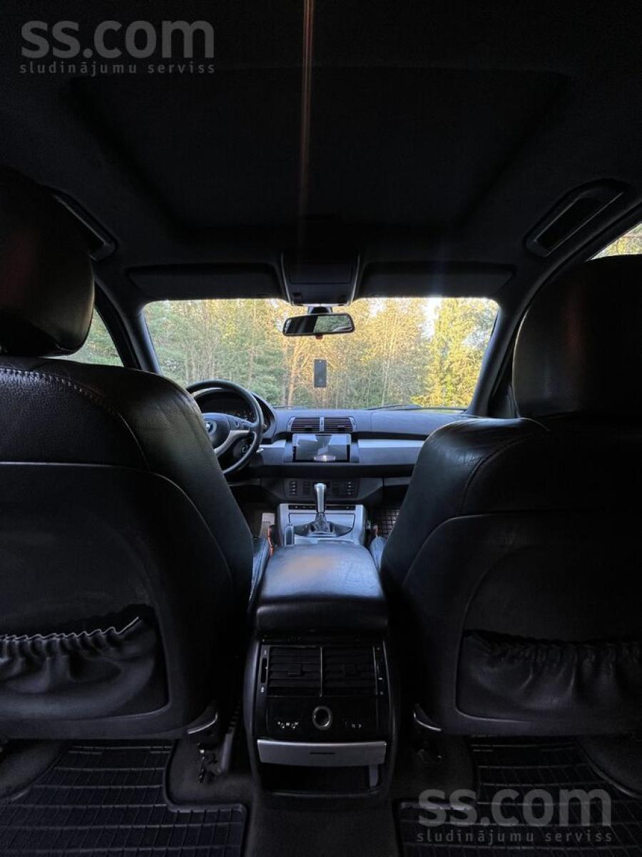 Melns BMW X5 2003 Krāslava, ar dzinēja tilpumu 3.00 L un nobraukumu 462 tūkst. km par 3900 €, foto 12 vietnē AUTOMOTO.COM.LV