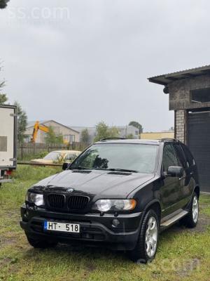 Melns BMW X5 2003 Rīga, ar dzinēja tilpumu 3.00 L un nobraukumu 469 tūkst. km par 3340 €, foto  vietnē AUTOMOTO.COM.LV