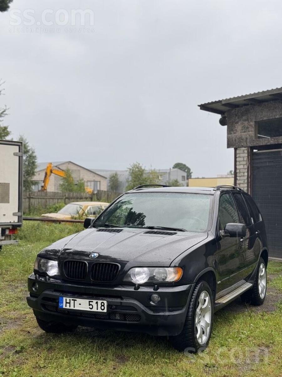 Melns BMW X5 2003 Rīga, ar dzinēja tilpumu 3.00 L un nobraukumu 469 tūkst. km par 3340 €, foto 1 vietnē AUTOMOTO.COM.LV
