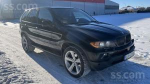 Black BMW X5 2003 in Riga, with an engine capacity of 3.00 L and mileage of 410 thousand km for 4995 €, photo  on AUTOMOTO.COM.LV