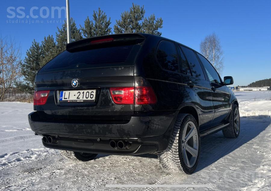Melns BMW X5 2003 Rīga, ar dzinēja tilpumu 3.00 L un nobraukumu 410 tūkst. km par 4995 €, foto 5 vietnē AUTOMOTO.COM.LV