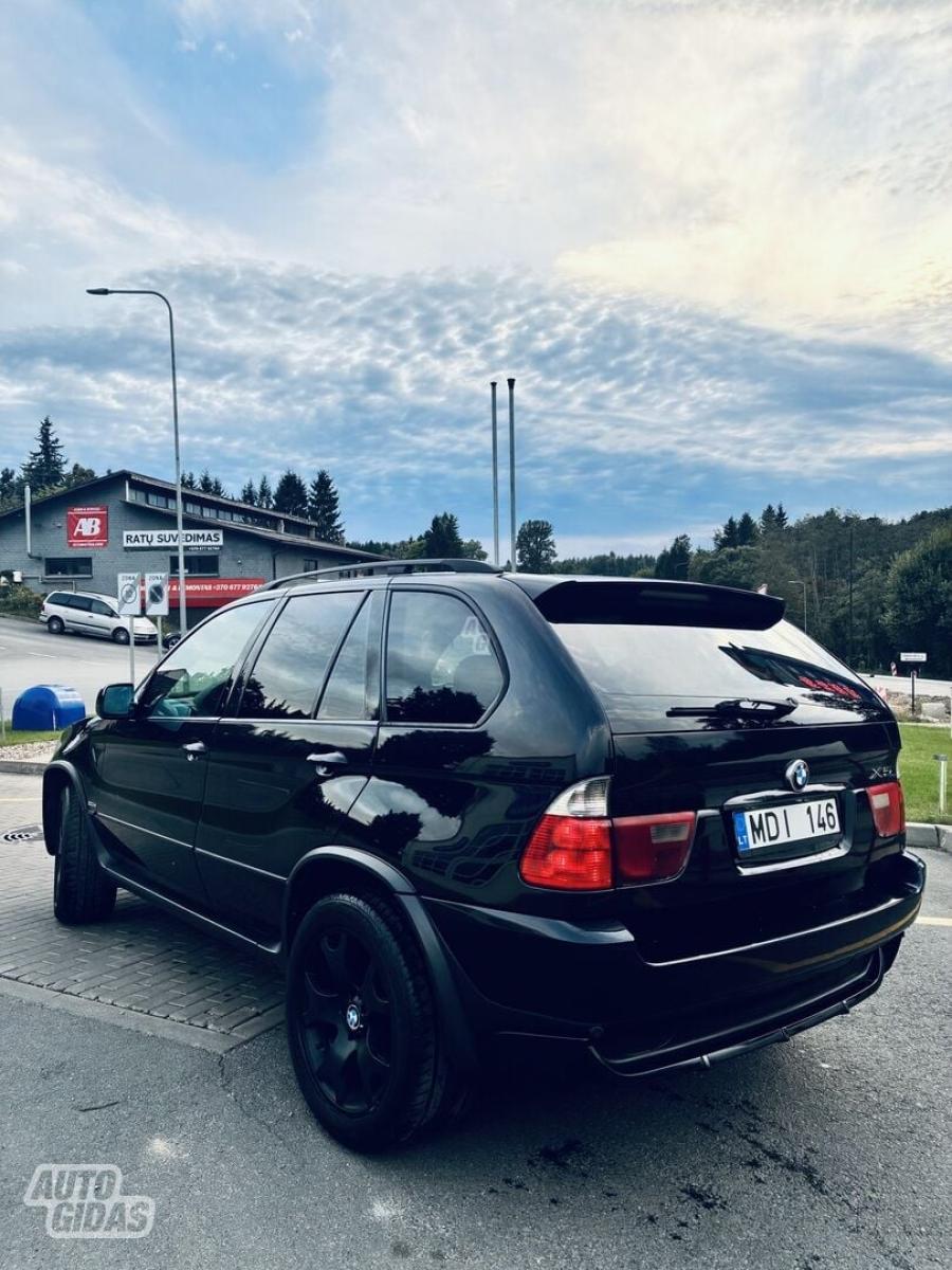 Black BMW X5 2003 in Vilnius, with an engine capacity of 3.00 L and mileage of 380 thousand km for 4899 €, photo 3 on AUTOMOTO.COM.LV
