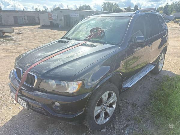 Melns BMW X5 2003 Šilalė, ar dzinēja tilpumu 2.93 L un nobraukumu 0 tūkst. km par 2100 €, foto 1 vietnē AUTOMOTO.COM.LV