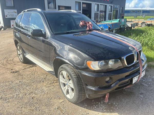 Melns BMW X5 2003 Šilalė, ar dzinēja tilpumu 2.93 L un nobraukumu 0 tūkst. km par 2100 €, foto 4 vietnē AUTOMOTO.COM.LV