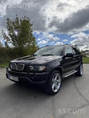 Melns BMW X5 2003 Daugavpils, ar dzinēja tilpumu 3.00 L un nobraukumu 370 tūkst. km par 5200 €, foto  vietnē AUTOMOTO.COM.LV
