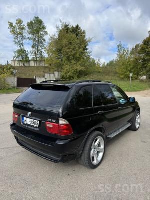 Black BMW X5 2003 in Daugavpils, with an engine capacity of 3.00 L and mileage of 370 thousand km for 5200 €, photo 5 on AUTOMOTO.COM.LV