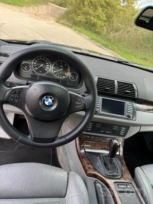 Black BMW X5 2003 in Daugavpils, with an engine capacity of 3.00 L and mileage of 370 thousand km for 5200 €, photo 11 on AUTOMOTO.COM.LV