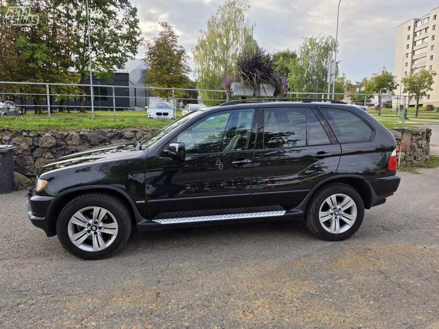 Black BMW X5 2003 in Vievis, with an engine capacity of 2.90 L and mileage of 232 thousand km for 4250 €, photo 3 on AUTOMOTO.COM.LV