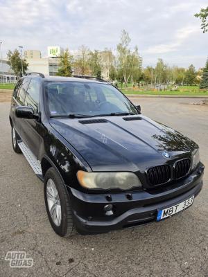 Black BMW X5 2003 in Vievis, with an engine capacity of 2.90 L and mileage of 232 thousand km for 4250 €, photo 7 on AUTOMOTO.COM.LV