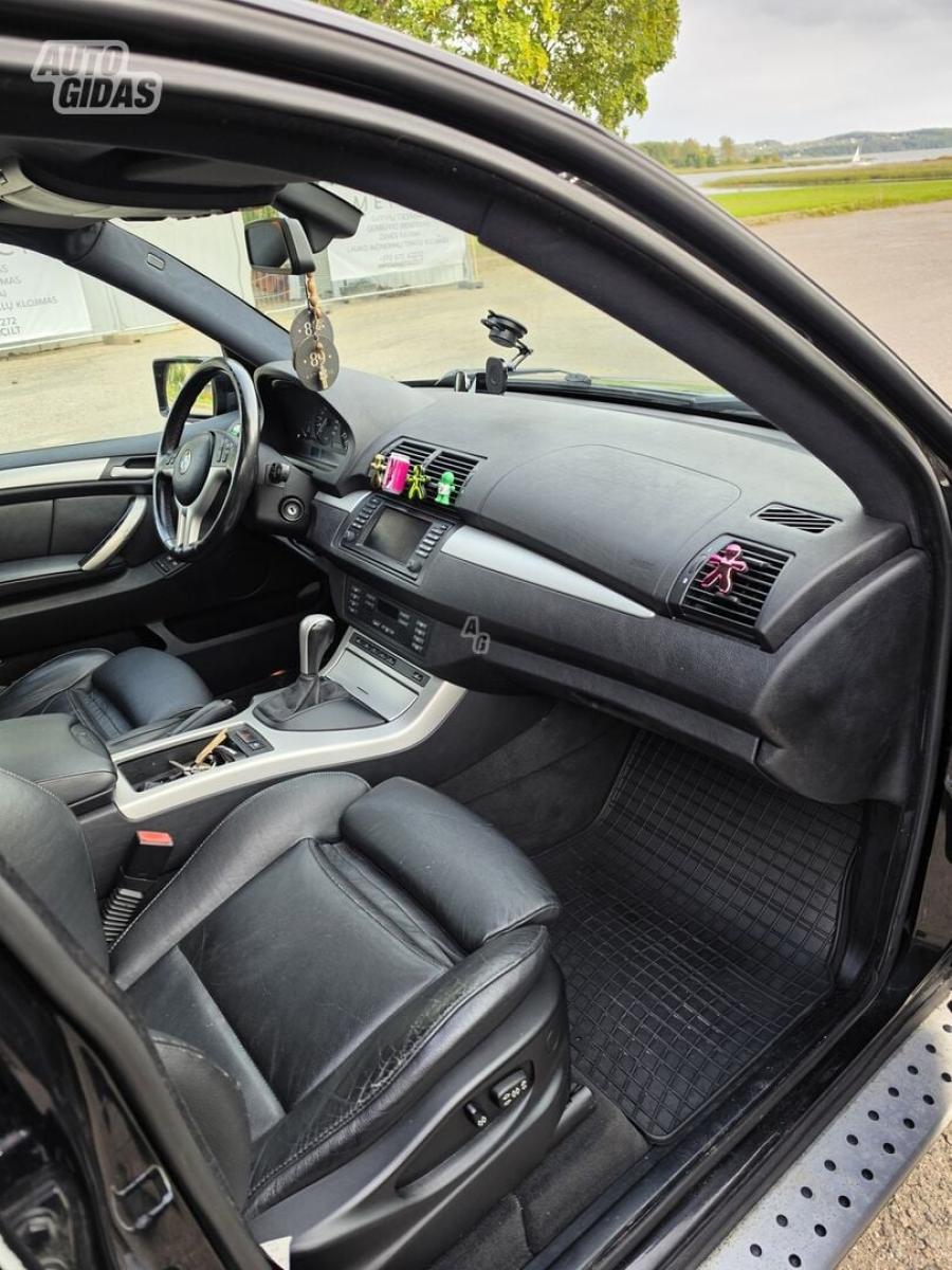 Black BMW X5 2003 in Vievis, with an engine capacity of 2.90 L and mileage of 232 thousand km for 4250 €, photo 9 on AUTOMOTO.COM.LV