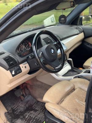 Black BMW X5 2003 in Riga, with an engine capacity of 3.00 L and mileage of 463 thousand km for 3050 €, photo 6 on AUTOMOTO.COM.LV