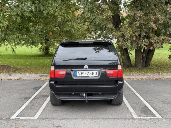 BMW X5 2003 in Riga on AUTOMOTO.COM.LV Black BMW X5 2003 in Riga, with an engine capacity of 3.00 L and mileage of 419 thousand km for 3990 €, photo 6 on AUTOMOTO.COM.LV
