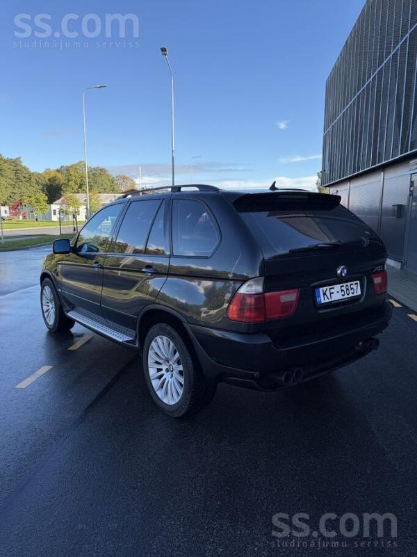 Melns BMW X5 2003 Liepāja, ar dzinēja tilpumu 3.00 L un nobraukumu 399 tūkst. km par 3450 €, foto 5 vietnē AUTOMOTO.COM.LV