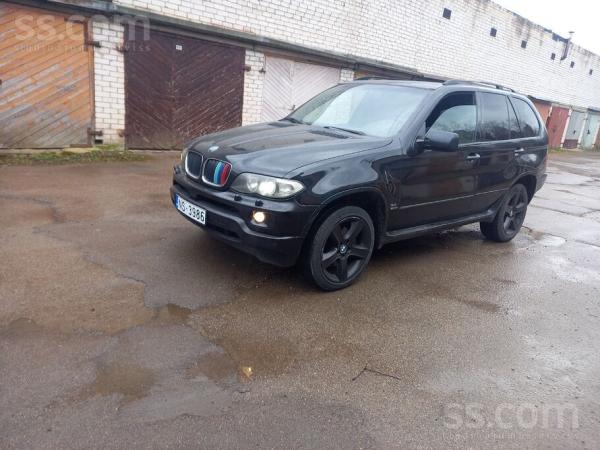 Melns BMW X5 2004 Jelgava, ar dzinēja tilpumu 3.00 L un nobraukumu 375 tūkst. km par 3900 €, foto 1 vietnē AUTOMOTO.COM.LV