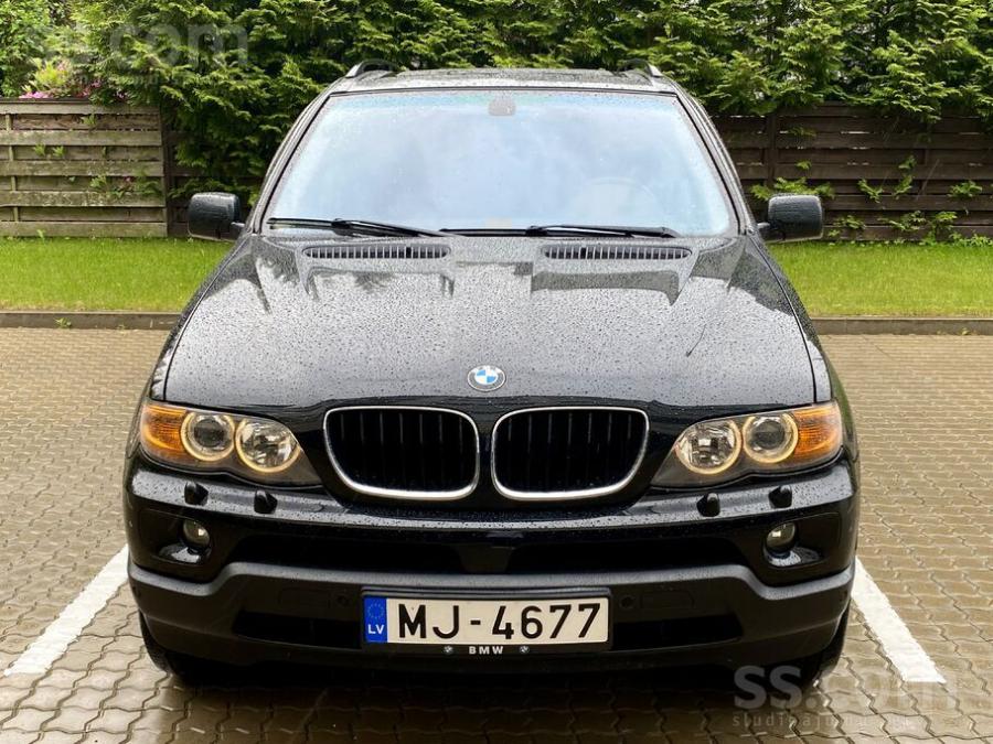 Melns BMW X5 2004 Rīga, ar dzinēja tilpumu 3.00 L un nobraukumu 260 tūkst. km par 22400 €, foto 1 vietnē AUTOMOTO.COM.LV