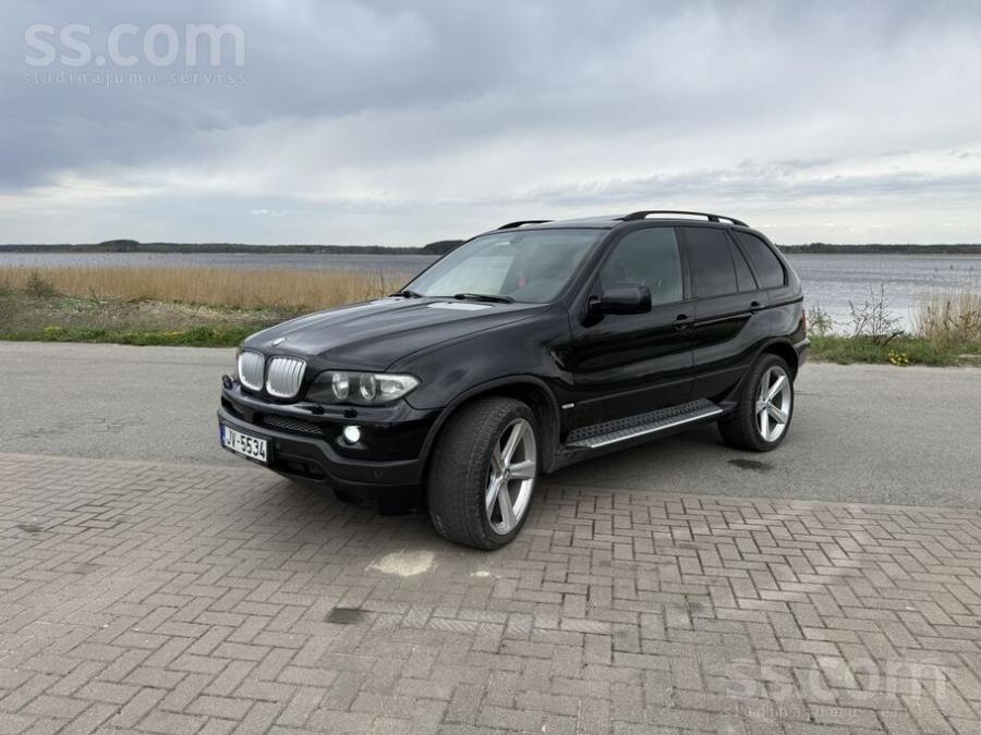 Black BMW X5 2004 in Riga, with an engine capacity of 3.00 L and mileage of 453 thousand km for 6000 €, photo 2 on AUTOMOTO.COM.LV