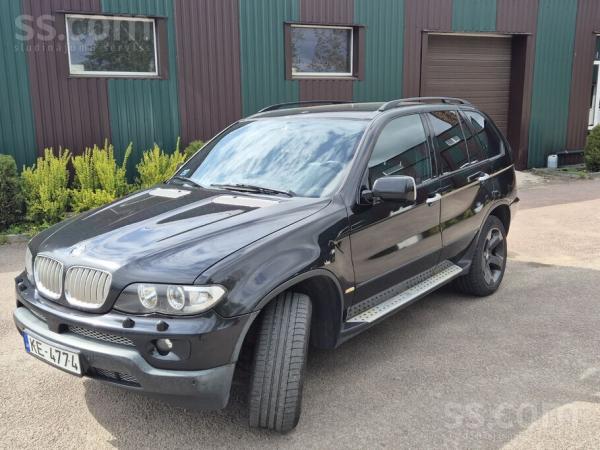 Melns BMW X5 2004 Jēkabpils, ar dzinēja tilpumu 3.00 L un nobraukumu 346 tūkst. km par 3890 €, foto 2 vietnē AUTOMOTO.COM.LV