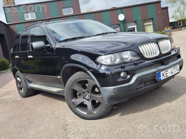 Melns BMW X5 2004 Jēkabpils, ar dzinēja tilpumu 3.00 L un nobraukumu 346 tūkst. km par 3890 €, foto 3 vietnē AUTOMOTO.COM.LV