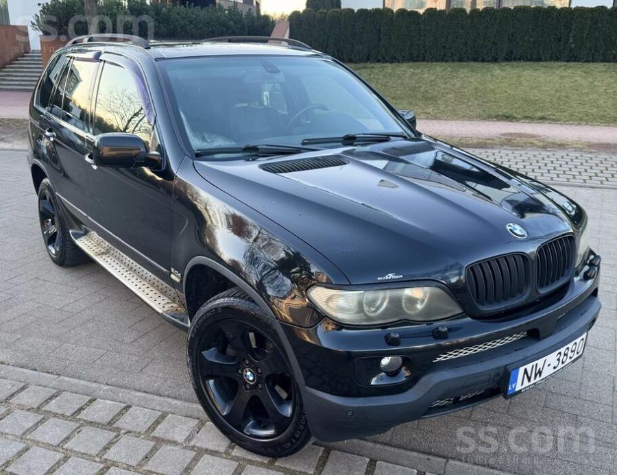 Melns BMW X5 2004 Rīga, ar dzinēja tilpumu 3.00 L un nobraukumu 0 tūkst. km par 4790 €, foto 3 vietnē AUTOMOTO.COM.LV