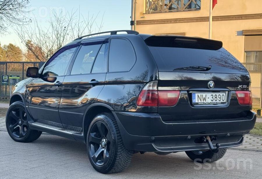 Melns BMW X5 2004 Rīga, ar dzinēja tilpumu 3.00 L un nobraukumu 0 tūkst. km par 4790 €, foto 6 vietnē AUTOMOTO.COM.LV