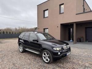 Black BMW X5 2004 in Vilnius, with an engine capacity of 2.99 L and mileage of 424 thousand km for 5500 €, photo 2 on AUTOMOTO.COM.LV