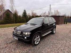 Black BMW X5 2004 in Vilnius, with an engine capacity of 2.99 L and mileage of 424 thousand km for 5500 €, photo 7 on AUTOMOTO.COM.LV