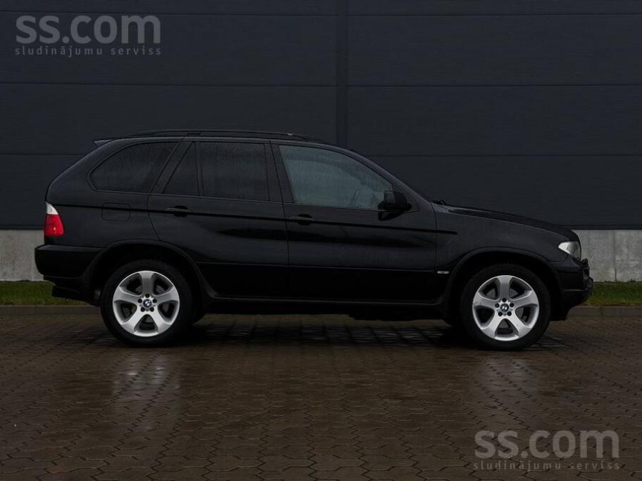 Black BMW X5 2004 in Riga, with an engine capacity of 3.00 L and mileage of 324 thousand km for 6450 €, photo 8 on AUTOMOTO.COM.LV