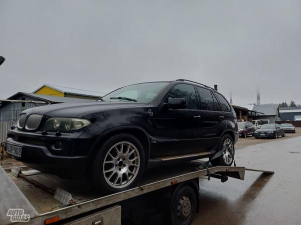 Black BMW X5 2004 in Salcininkai, with an engine capacity of 3.00 L and mileage of 300 thousand km for 2500 €, photo 2 on AUTOMOTO.COM.LV