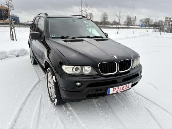 Black BMW X5 2004 in Vilnius, with an engine capacity of 2.99 L and mileage of 450 thousand km for 3600 €, photo 2 on AUTOMOTO.COM.LV