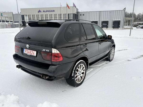Black BMW X5 2004 in Vilnius, with an engine capacity of 2.99 L and mileage of 450 thousand km for 3600 €, photo 10 on AUTOMOTO.COM.LV
