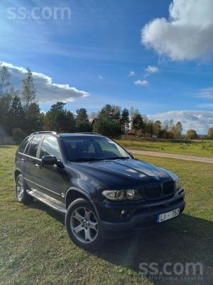 Black BMW X5 2004 in Rezekne, with an engine capacity of 3.00 L and mileage of 488 thousand km for 4000 €, photo  on AUTOMOTO.COM.LV