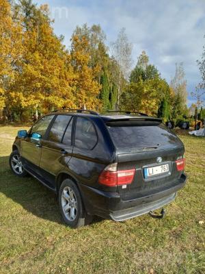 Black BMW X5 2004 in Rezekne, with an engine capacity of 3.00 L and mileage of 488 thousand km for 4000 €, photo 2 on AUTOMOTO.COM.LV