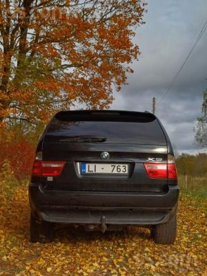 Black BMW X5 2004 in Rezekne, with an engine capacity of 3.00 L and mileage of 488 thousand km for 4000 €, photo 3 on AUTOMOTO.COM.LV